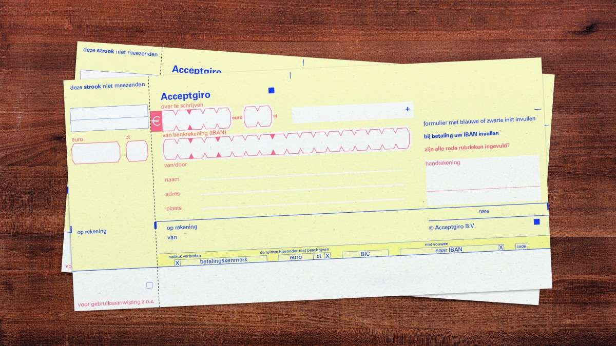 De acceptgiro is officieel niet meer - Vakblad fondsenwerving